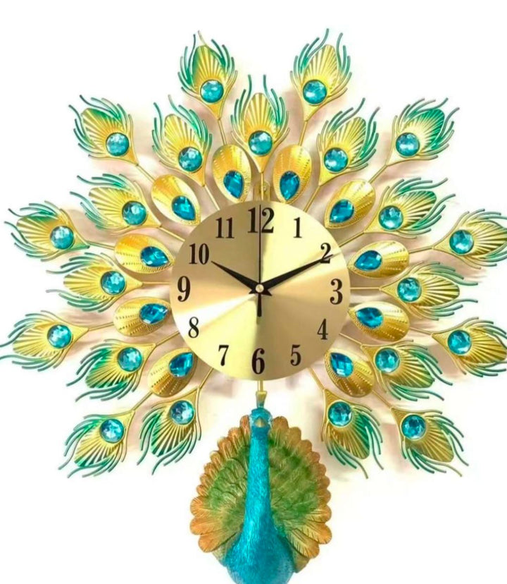 Peacock Design Wall Clocks – thedecorvilla